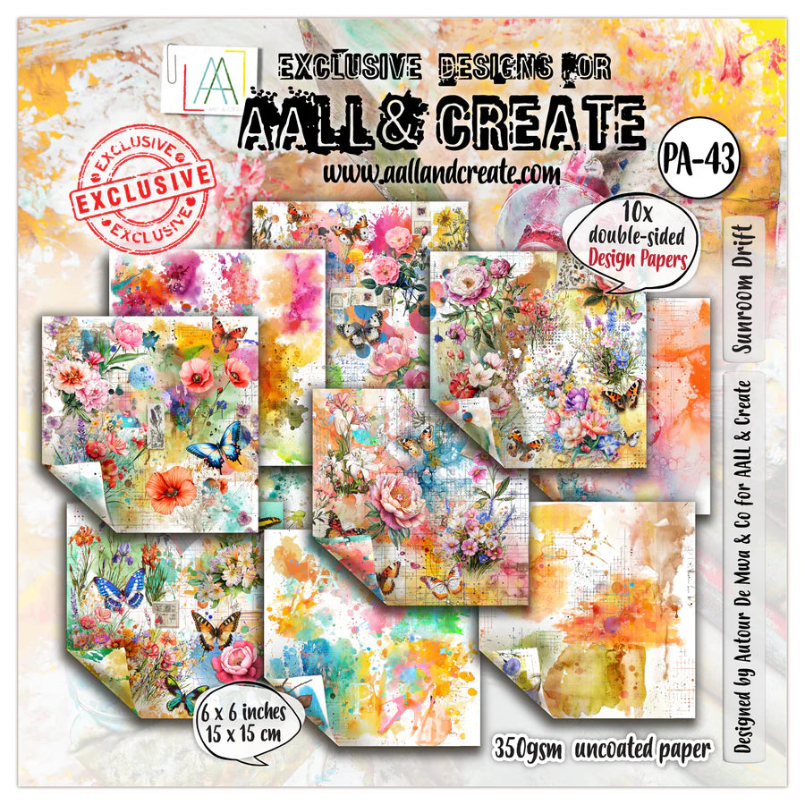AALL and Create - 6x6 Design Paper - Sunroom Drift – Imaginic Scrapbook