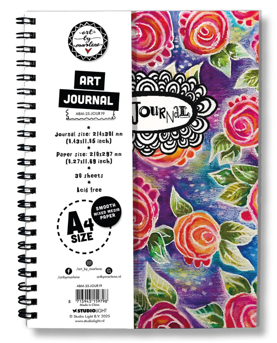 Art Journal A4 Size Art by Marlene 30 Sheets – Imaginic Scrapbook