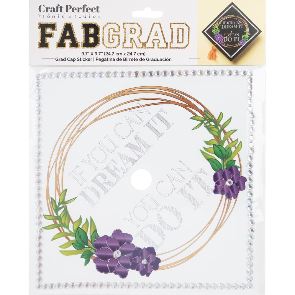 Craft Perfect Grad Cap Sticker Dream It – Imaginic Scrapbook