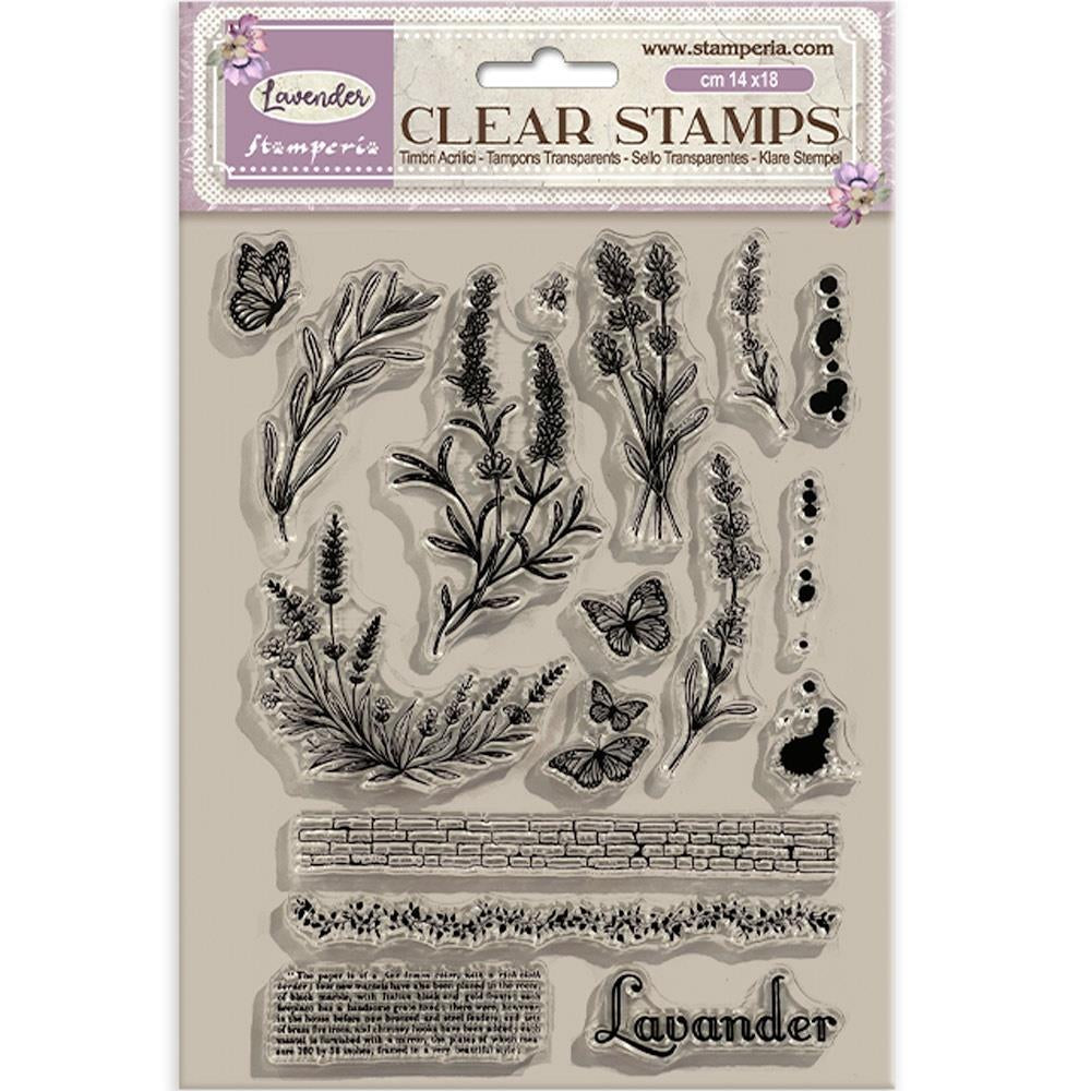 Stamperia Clear Stamps Lavender – Imaginic Scrapbook