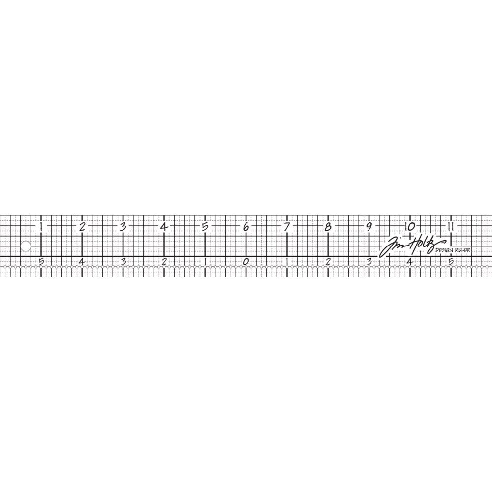 Tim Holtz Acrylic Design Ruler 12" – Imaginic Scrapbook