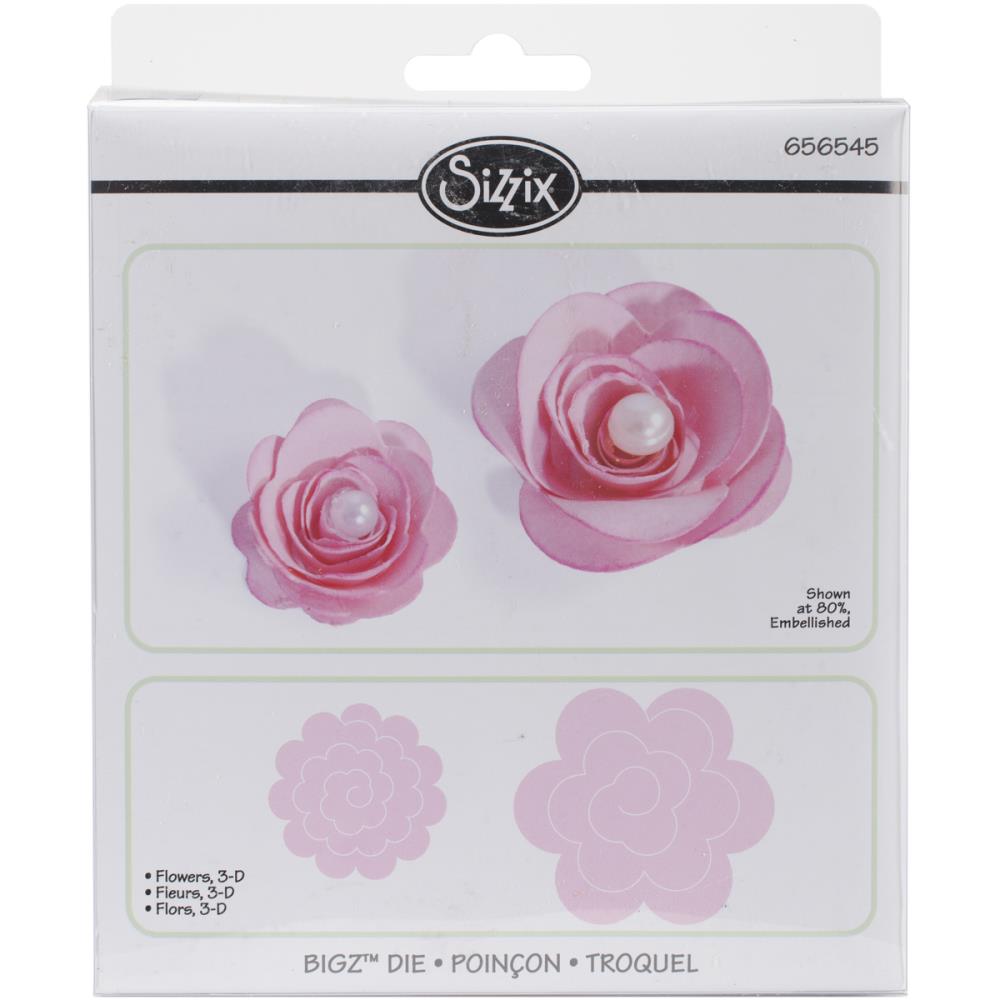 Sizzix Bigz Die - Flowers, 3-D Item #656545 – Imaginic Scrapbook